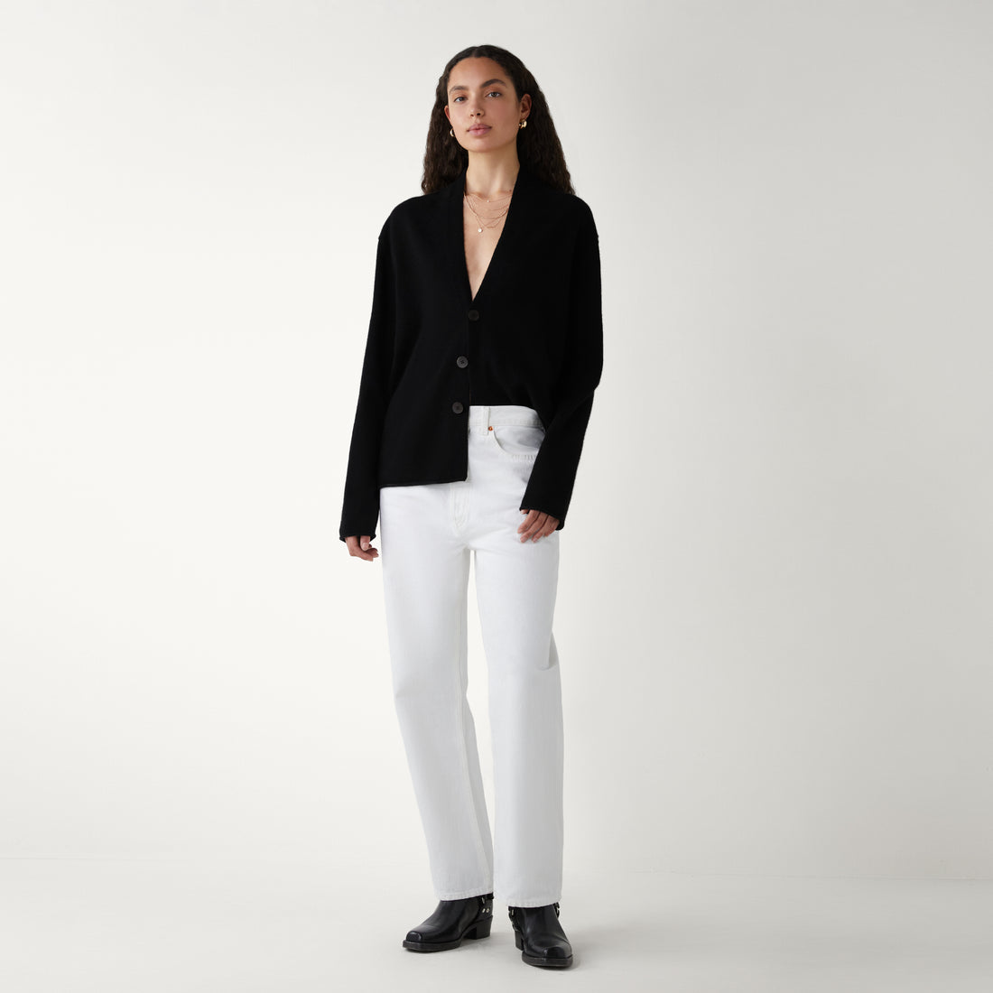 Everywear Cardigan - Black#N# – Guest In Residence