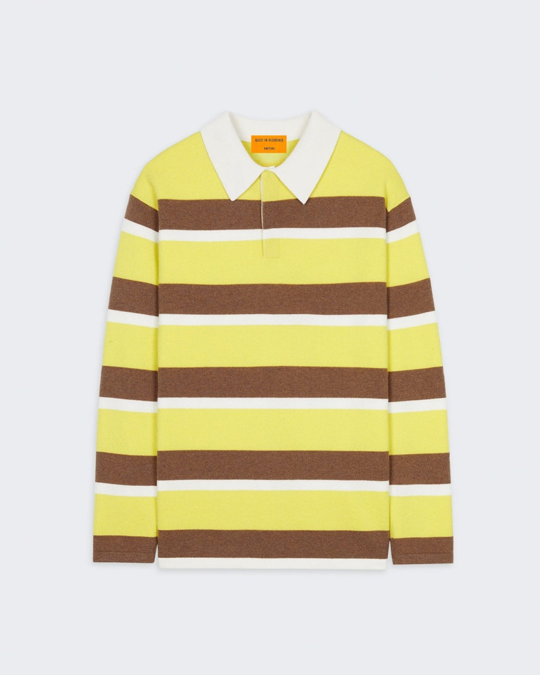 Striped Rugby - Lemon/Almond Stripe – Guest In Residence