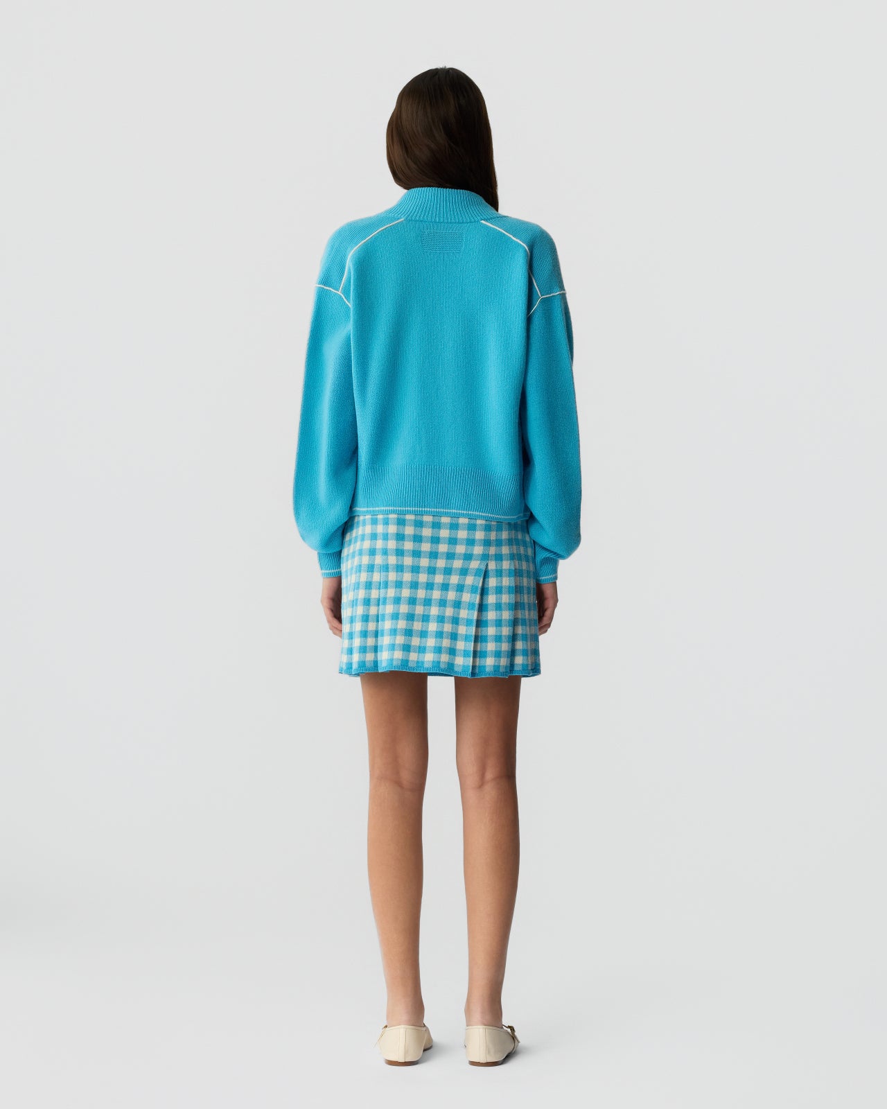 Track Jacket - Swimming Pool/Cream – Guest In Residence